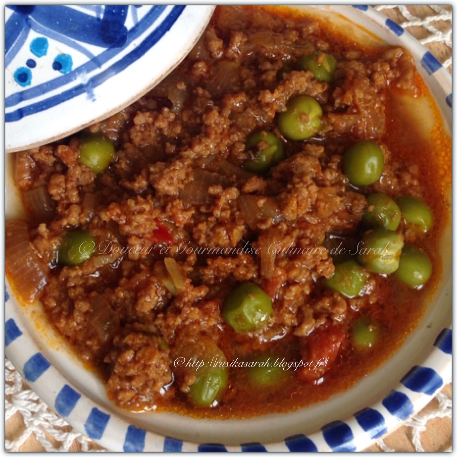 MAFROUM ''SAUCE A LA VIANDE HACHE''